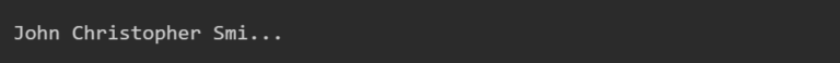 How To Truncate Python String Tutor Python 8977